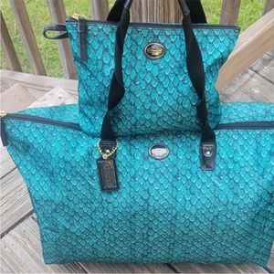Coach | Bags | Coach Limited Edition Fold Up Travel Set Bag | Poshmark